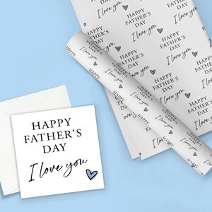 Happy Father's Day Wrapping Paper / Father's Day Wrapping Paper / Dad ...