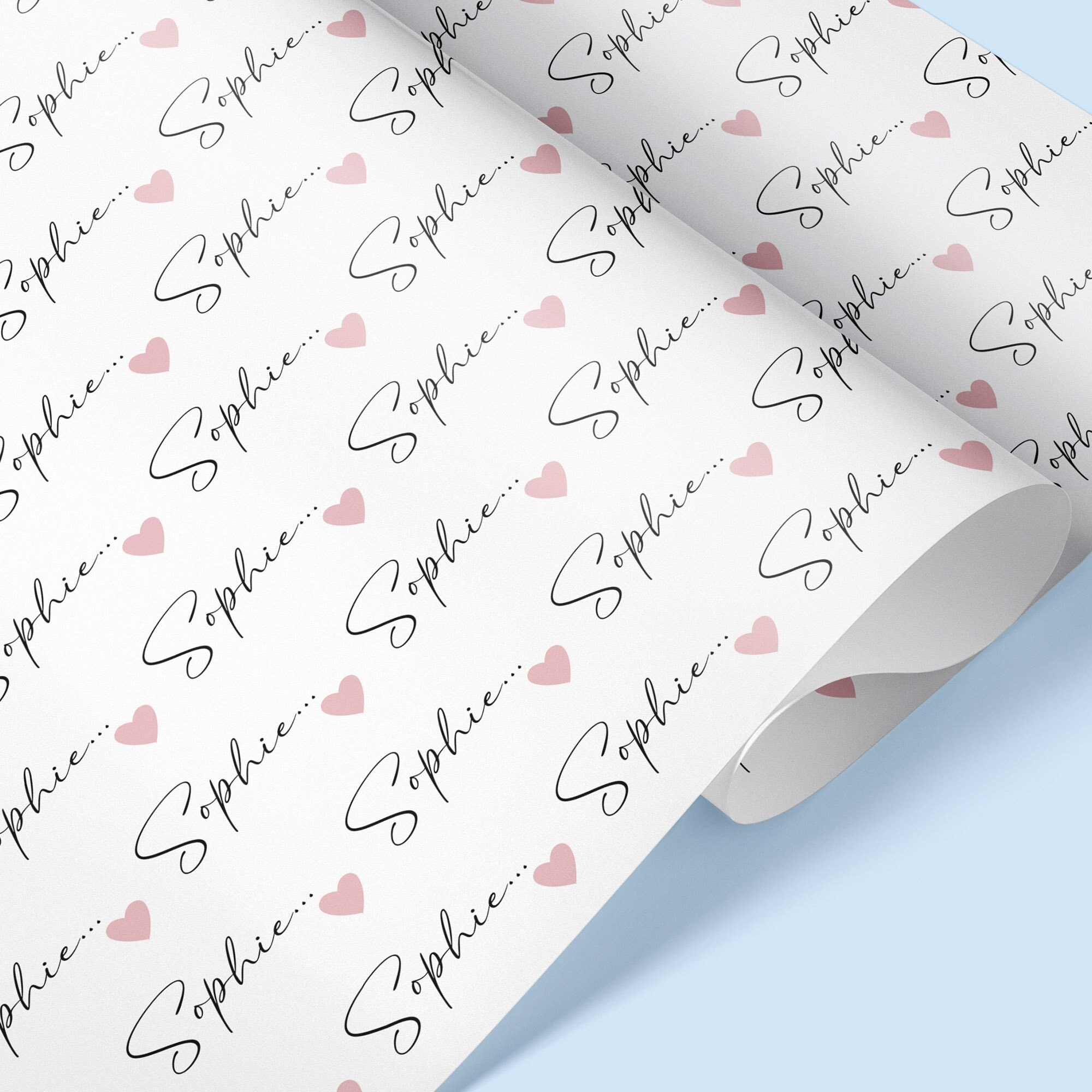 NAME Personalised Gift Wrap / Personalised Birthday Wrapping Paper ...