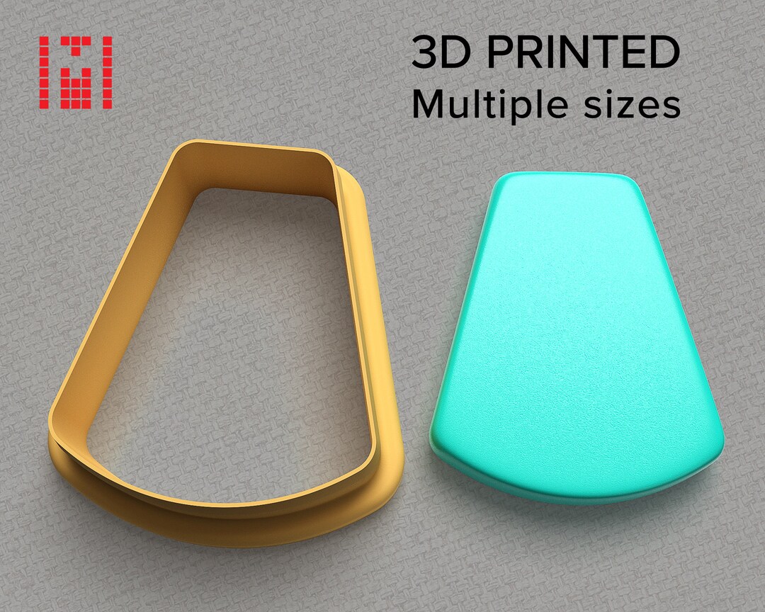 Curved Trapezium Medium Shape Polymer Clay Cutters for Handmade Jewelry ...