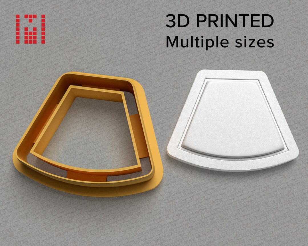 Curved Trapezium Embossed Border Polymer Clay Cutters for - Etsy