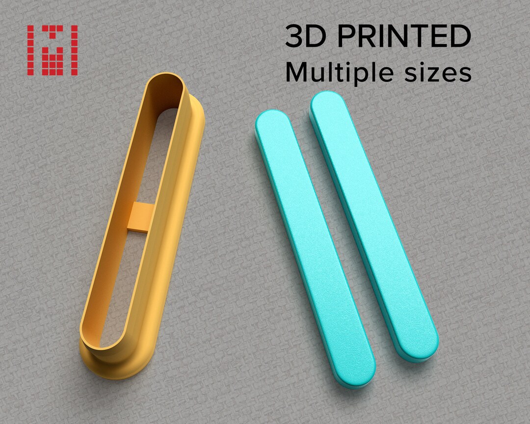Thin Capsule Shape Polymer Clay Cutters for Handmade Jewelry 6 ...