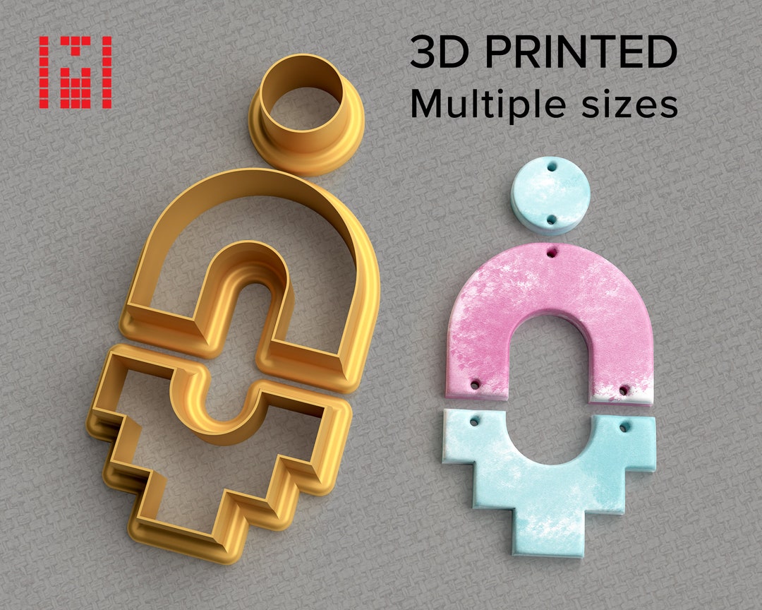 Geometric Boho Arch Compound Polymer Clay Cutter Set for Handmade ...