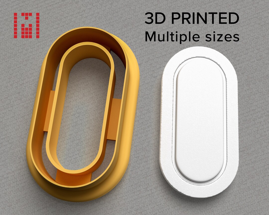 Capsule Embossed Border Polymer Clay Cutters for Handmade - Etsy