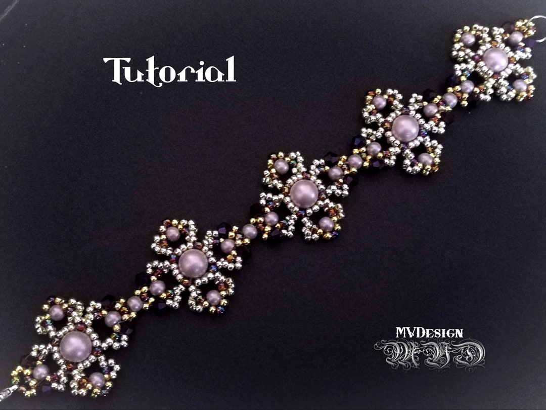 Tutorial Bracelet Grace - Bead Pattern PDF - Etsy