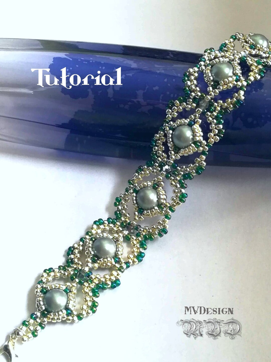 Tutorial Satin Bracelet - Bead Pattern PDF - Etsy
