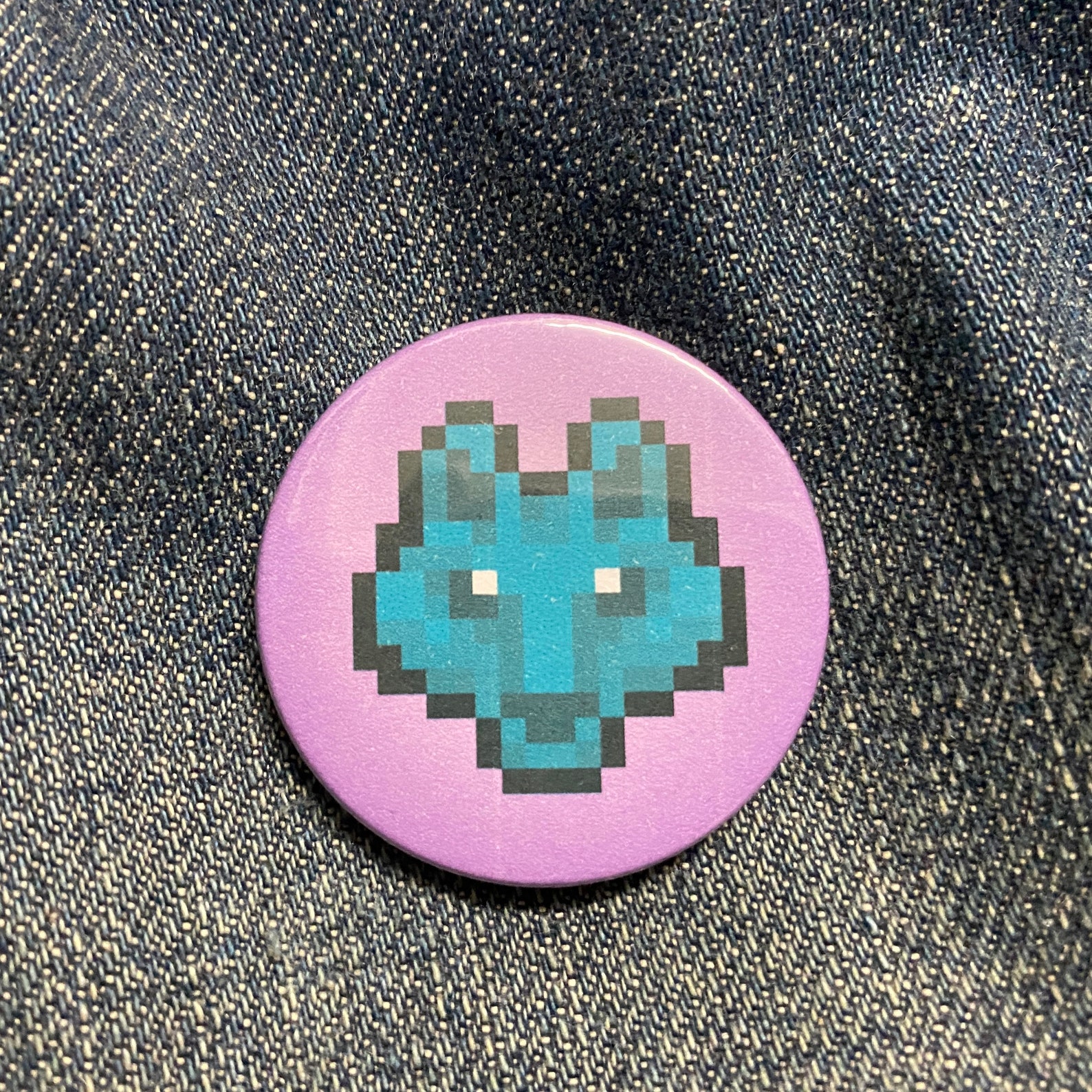 Minecraft Championship MCC Inspired Badge - Cyan Coyotes - Etsy