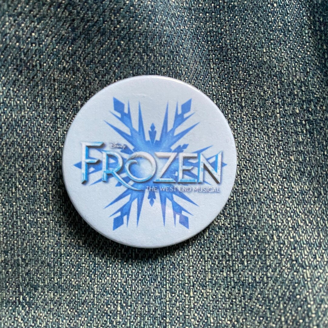 Frozen the Musical Inspired Badge - Logo With Snowflake - Etsy UK