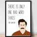 Ron Swanson Taxes | Parks and Recreation Quote Prints | Parks and Rec ...