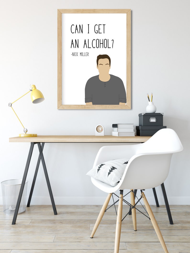 Nick Miller "an Alcohol" Quote | New Girl Poster - Etsy