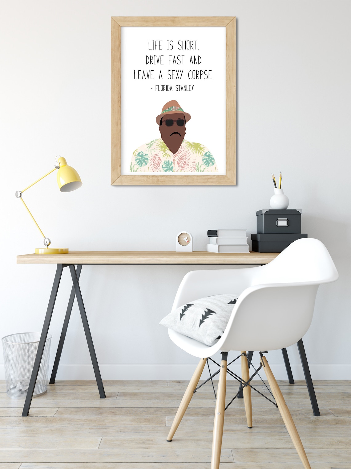 Stanley Hudson Florida Stanley the Office Wall Art Life - Etsy