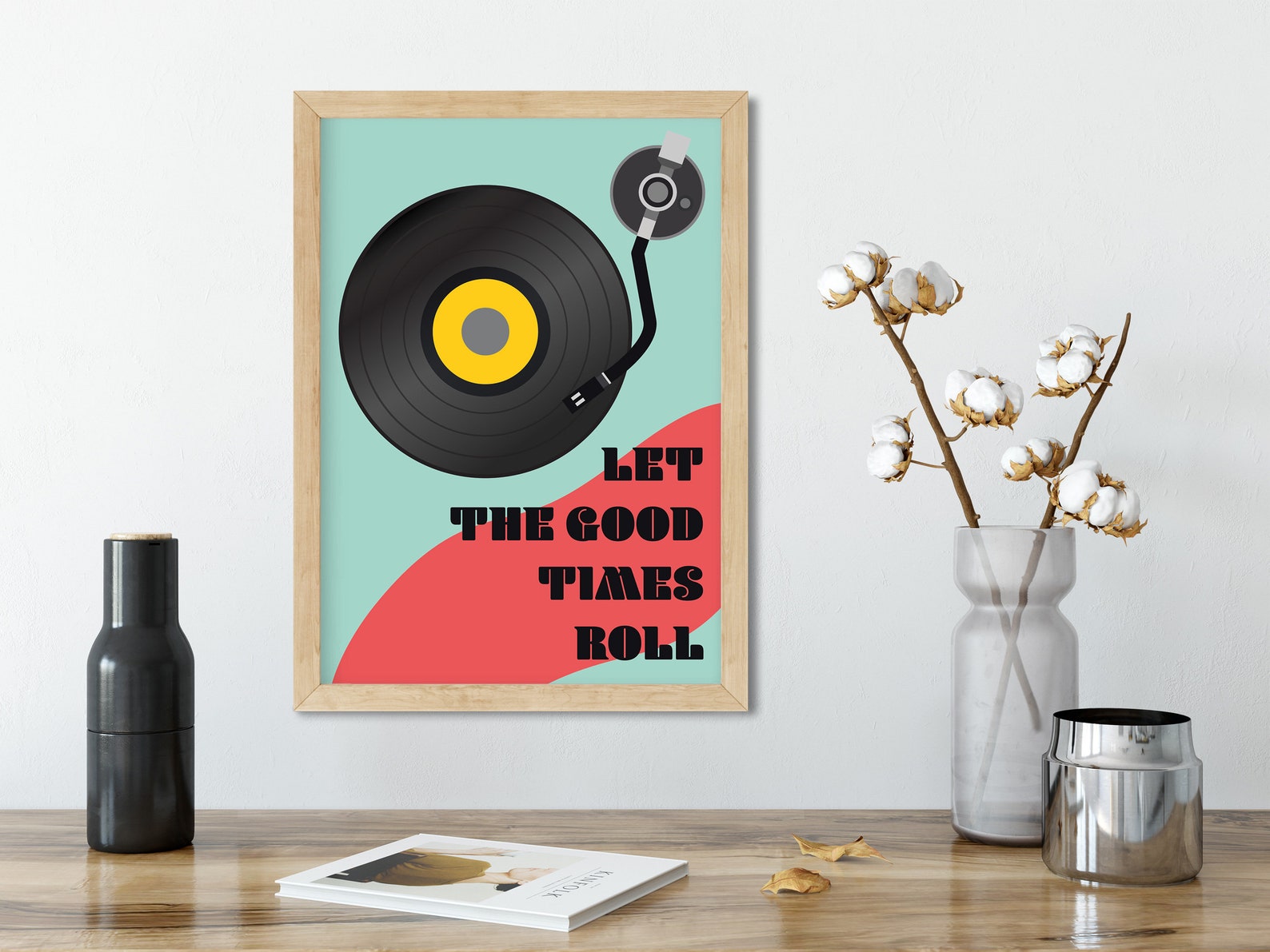 Let the Good Times Roll Vinyl Retro Poster Print Wall | Etsy