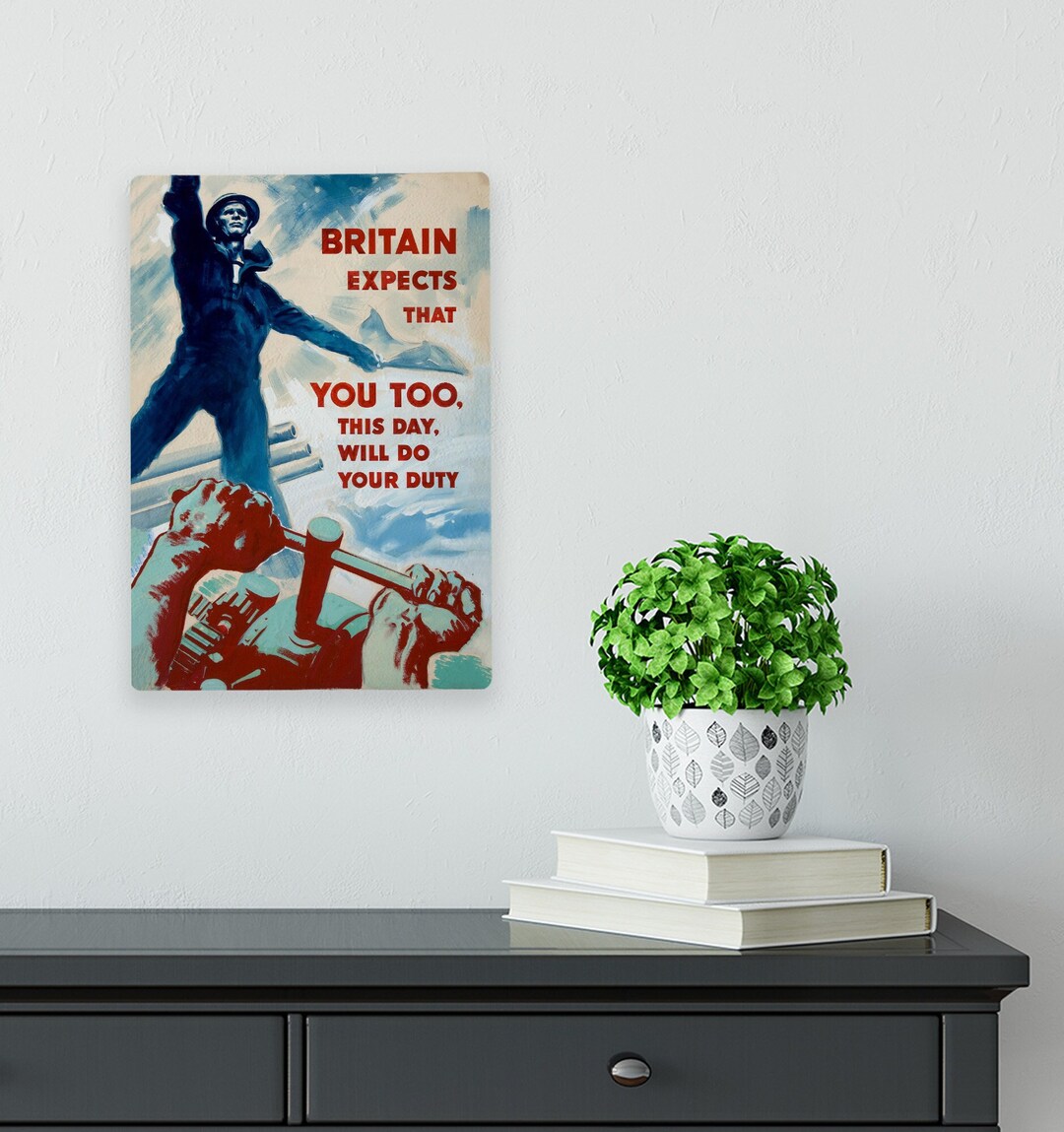WW2 Retro Metal Signs Second World War the Allies British WW2 Posters ...