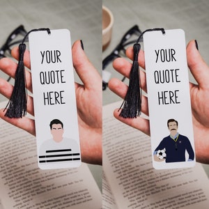 Custom Character Bookmark | Your Favourite Character Quote | Fully ...