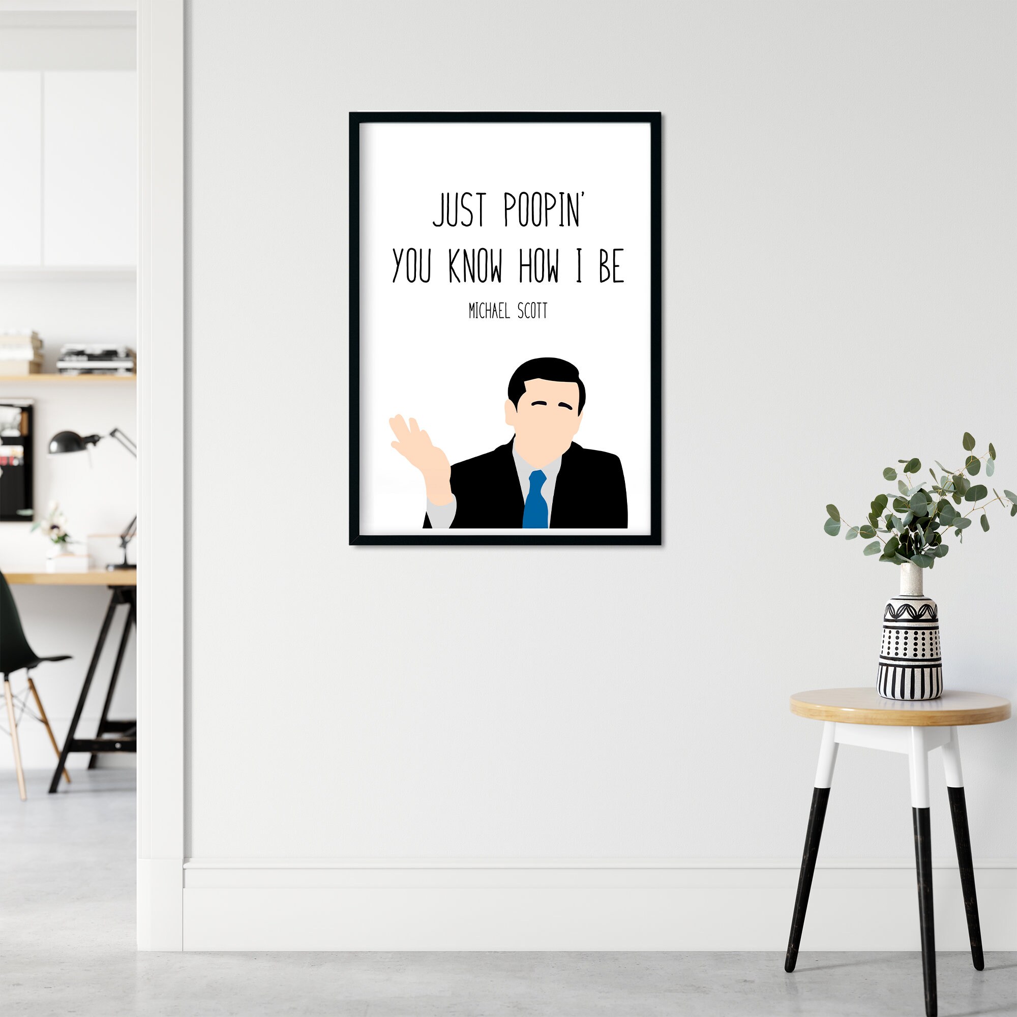 Michael Scott | The Office Wall Art | The Office Quote Poster sold by ...