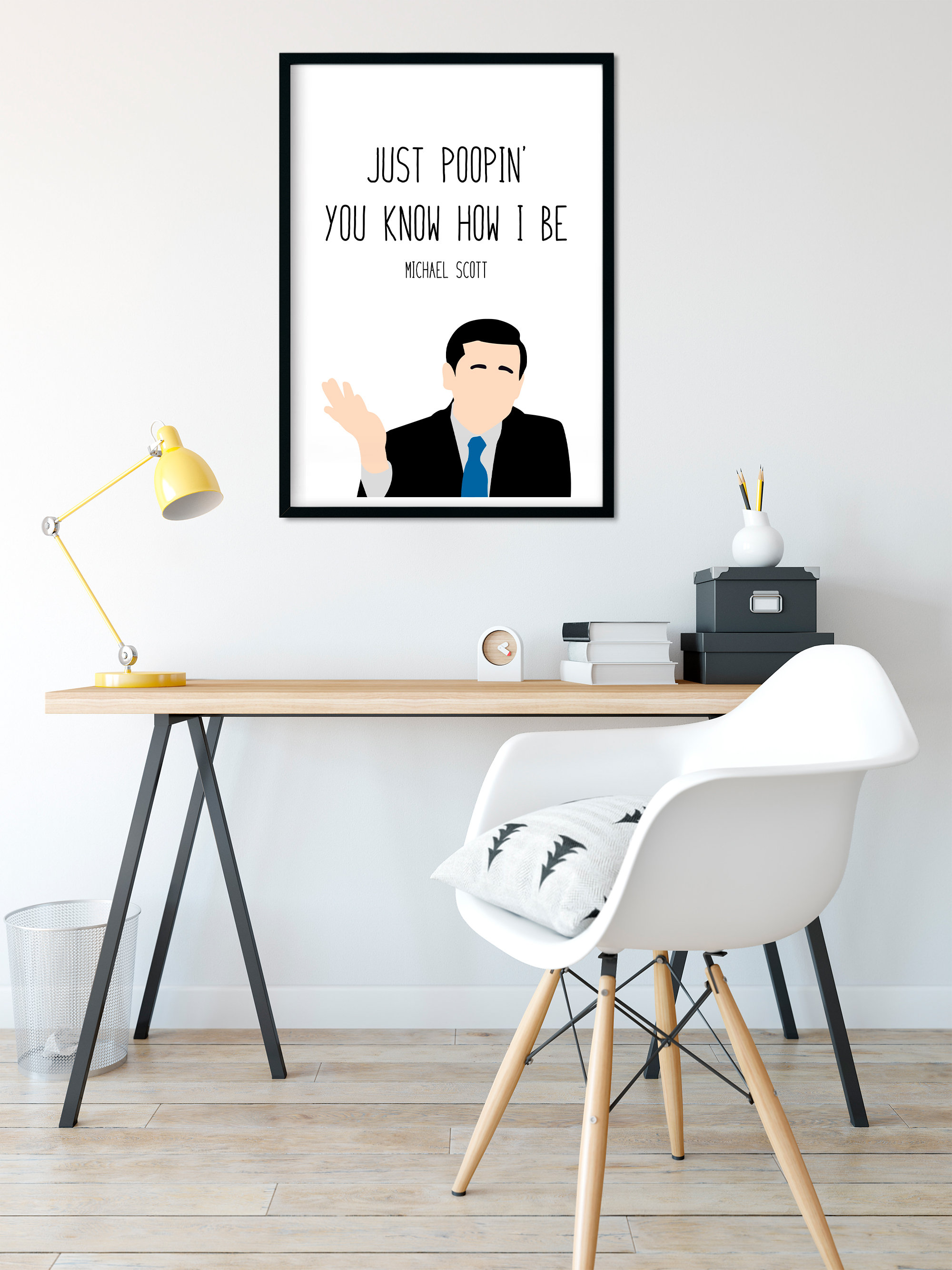Michael Scott | The Office Wall Art | The Office Quote Poster sold by ...