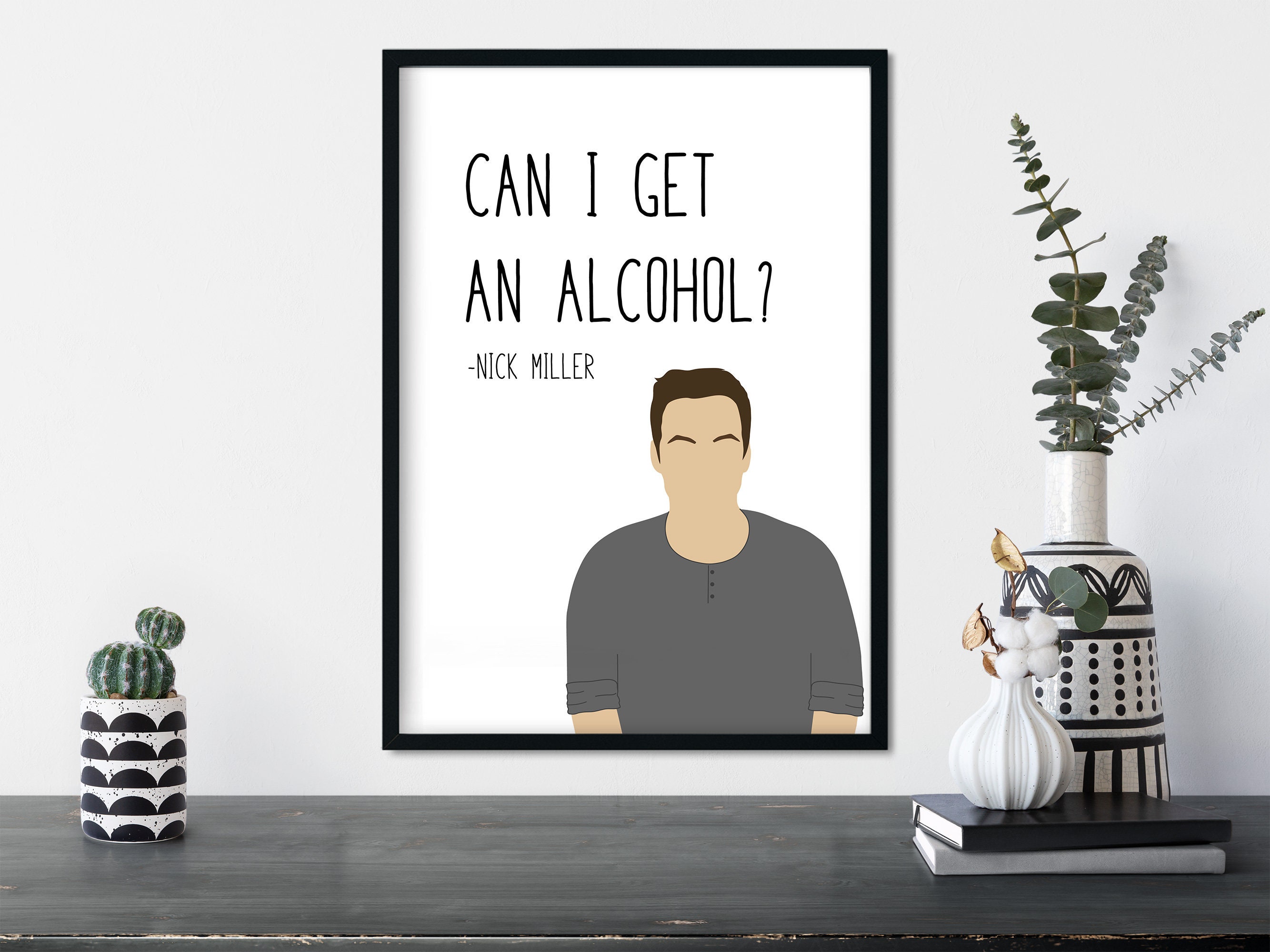 Nick Miller "an Alcohol" Quote | New Girl Poster - Etsy