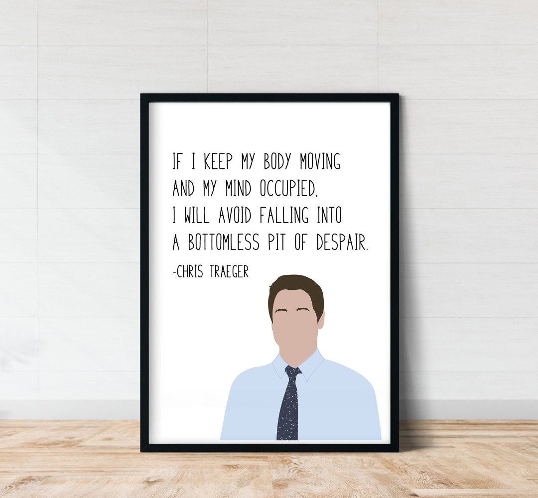 Chris Traeger | Parks and Rec | Wall Art | Pit of Despair | Chris ...