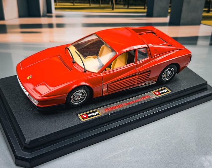 1984 Ferrari Testarossa | Die Cast Model Car | Vintage Model Car ...