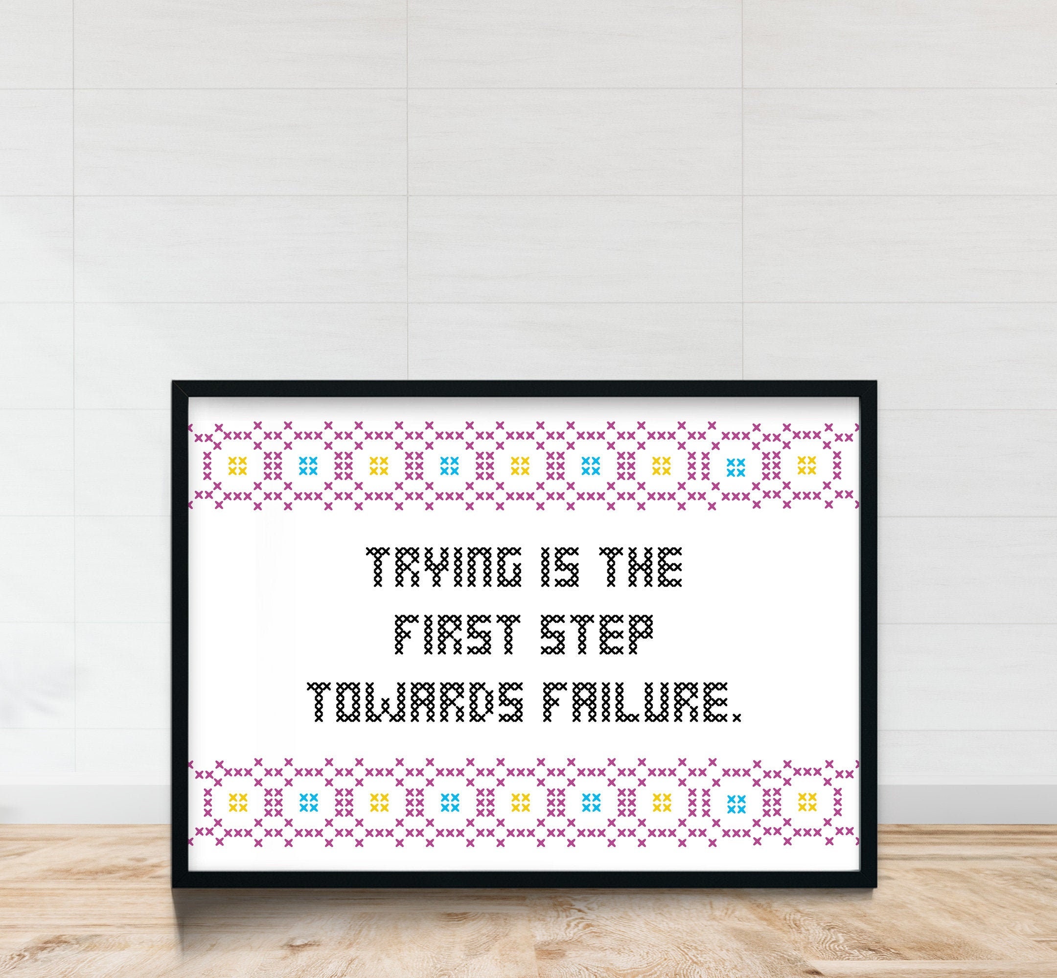 Trying is the First Step | Towards Failure | Demotivational Poster ...