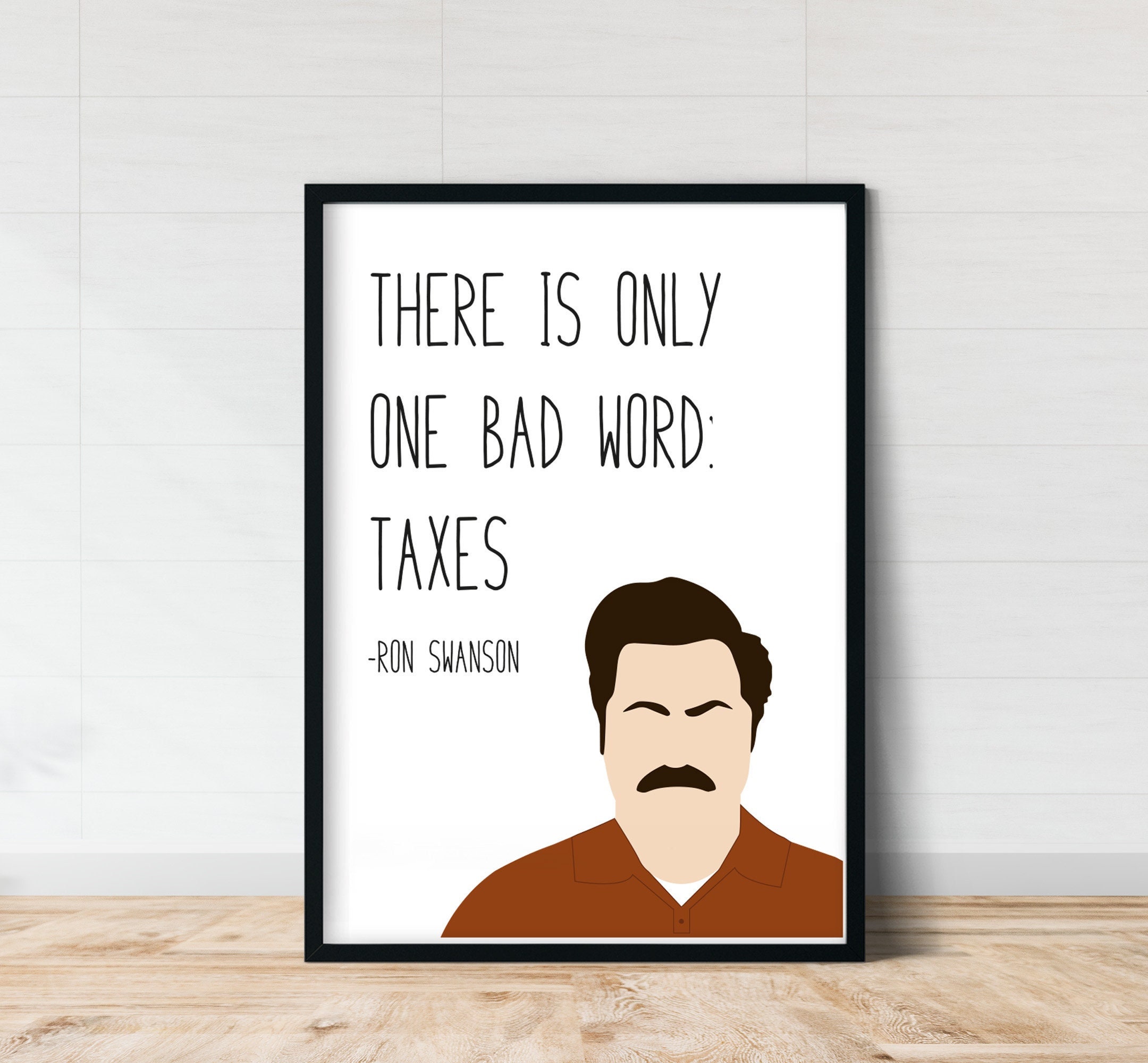 Affiche De Ron Swanson