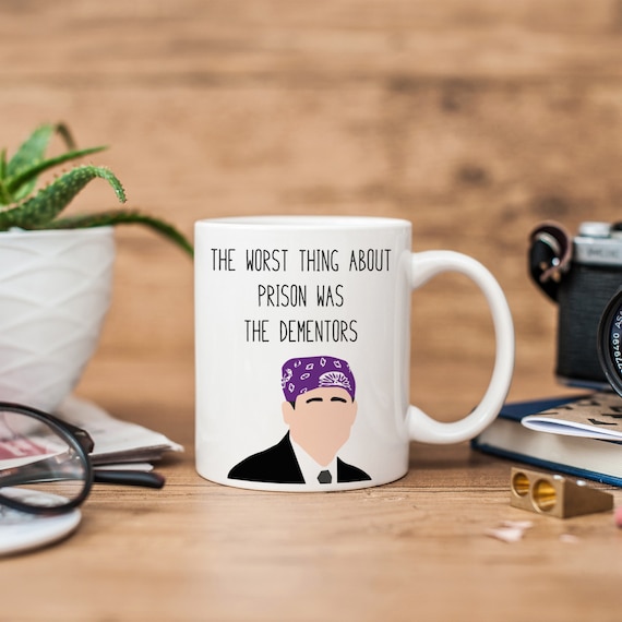 Michael Scott the Office Mug Prison Mike Funny Mug the | Etsy