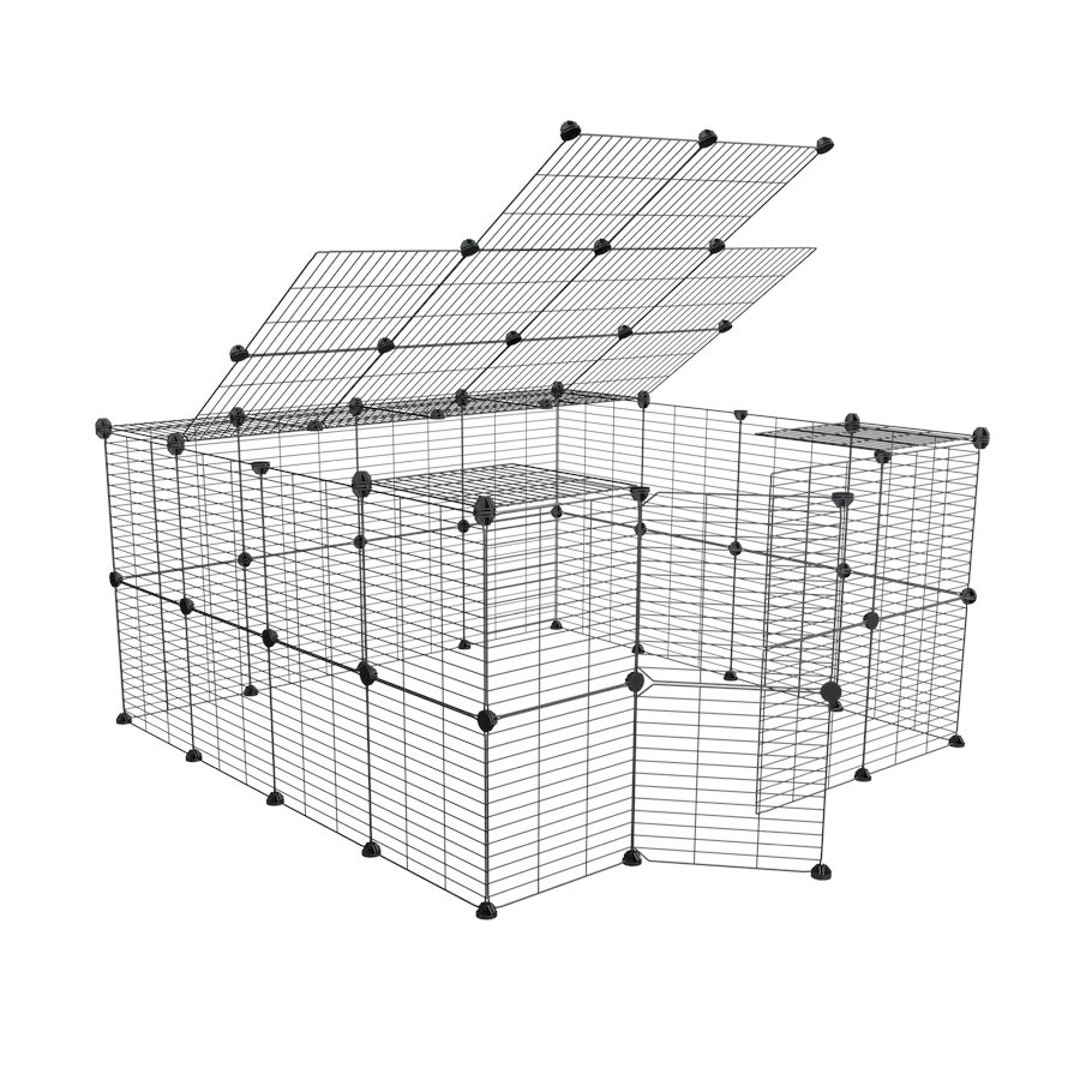 Expandable Indoor/outdoor Guinea Pig Playpen Versatile Candc Cage for ...