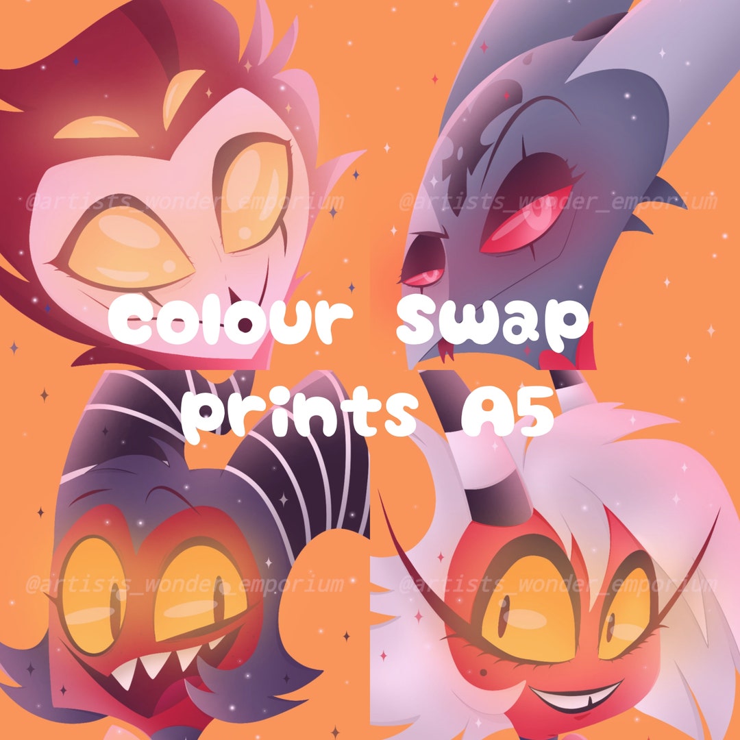 Helluva Colour Swap Prints A5 - Etsy