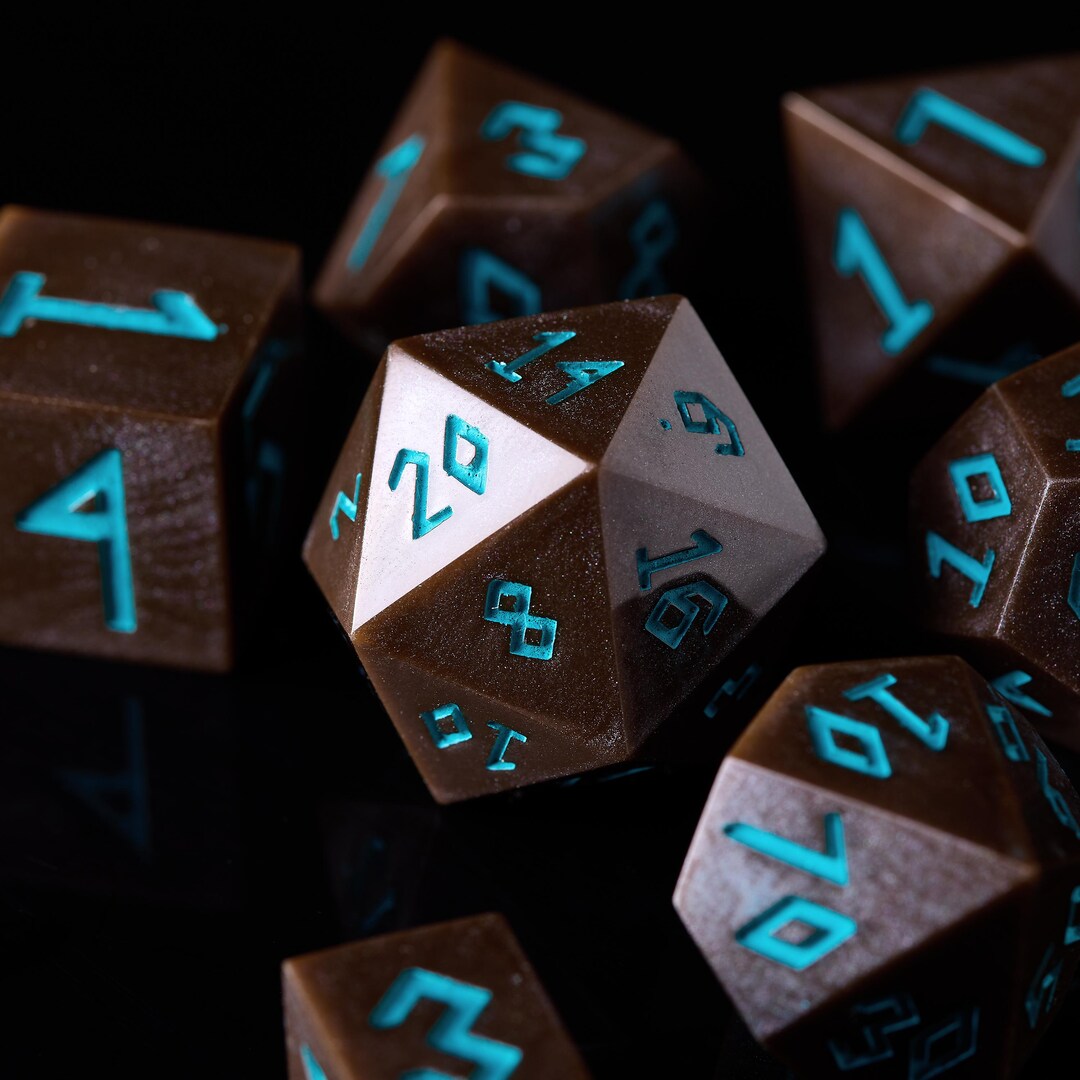 Nordic Style Dnd Dice Set, Dnd Leather Dice Tray, Dice Dnd Vault, Dice ...