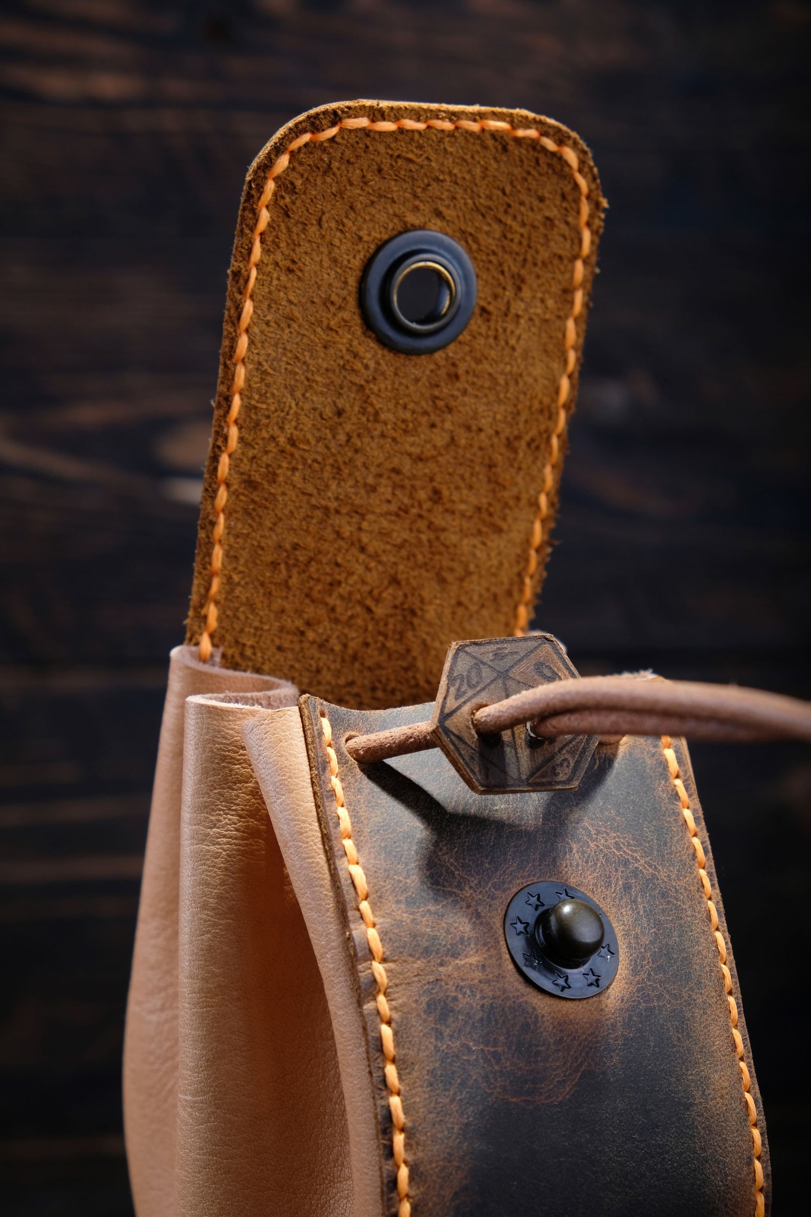 Dungeons and Dragons Dice Bag Leather Pouch Dice Bag - Etsy