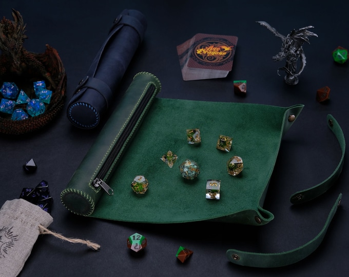 Dnd Dice Tray, Collapsible Dice Tray, Portable Dice Tray, Custom Dice ...