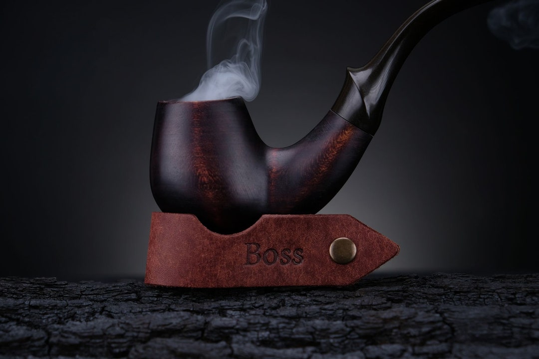 Leather Cigar Stand, Leather Cigar Rest, Leather Cigar Holder, Cigar ...