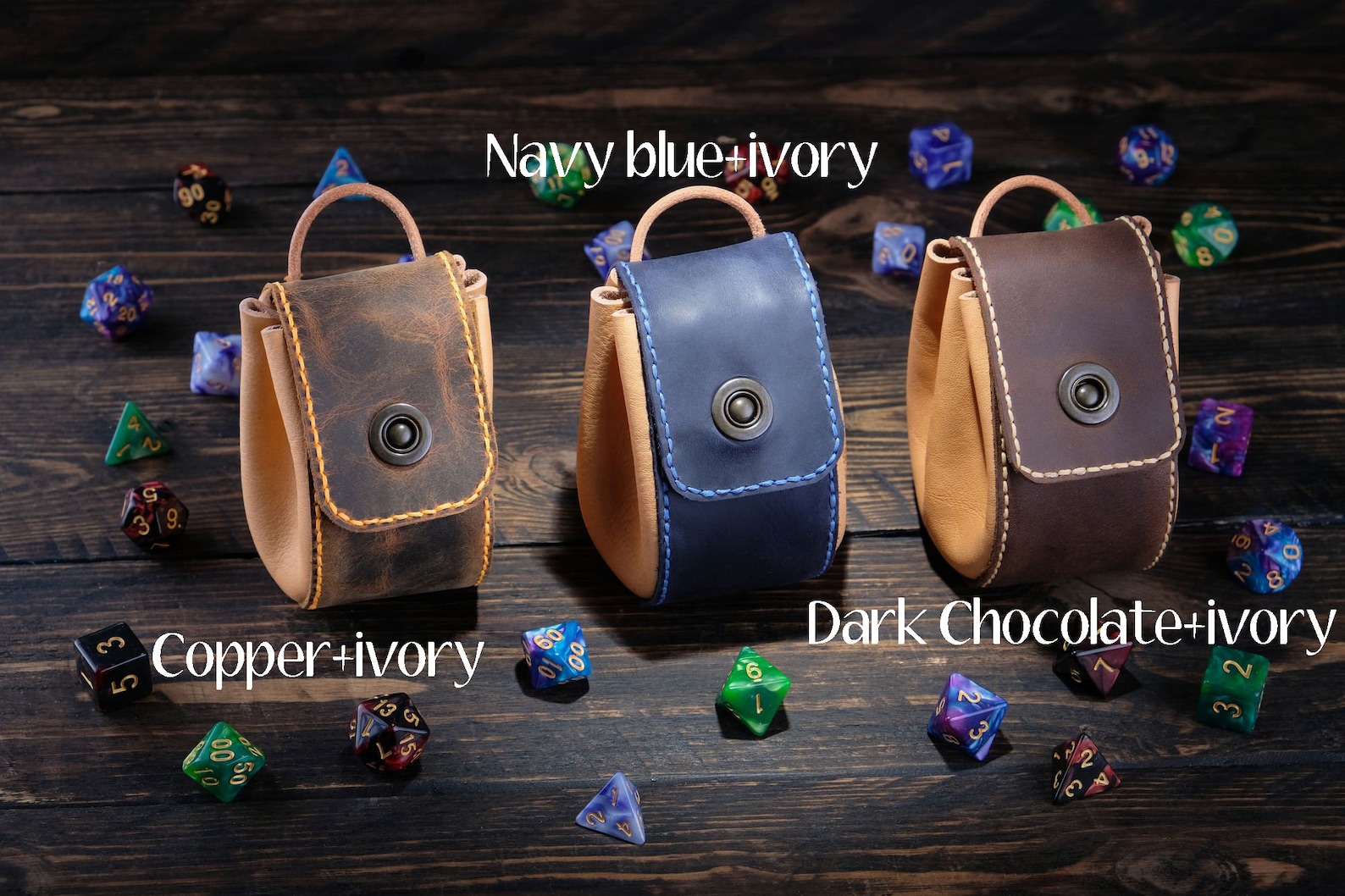 Dungeons and Dragons Dice Bag Leather Pouch Dice Bag - Etsy