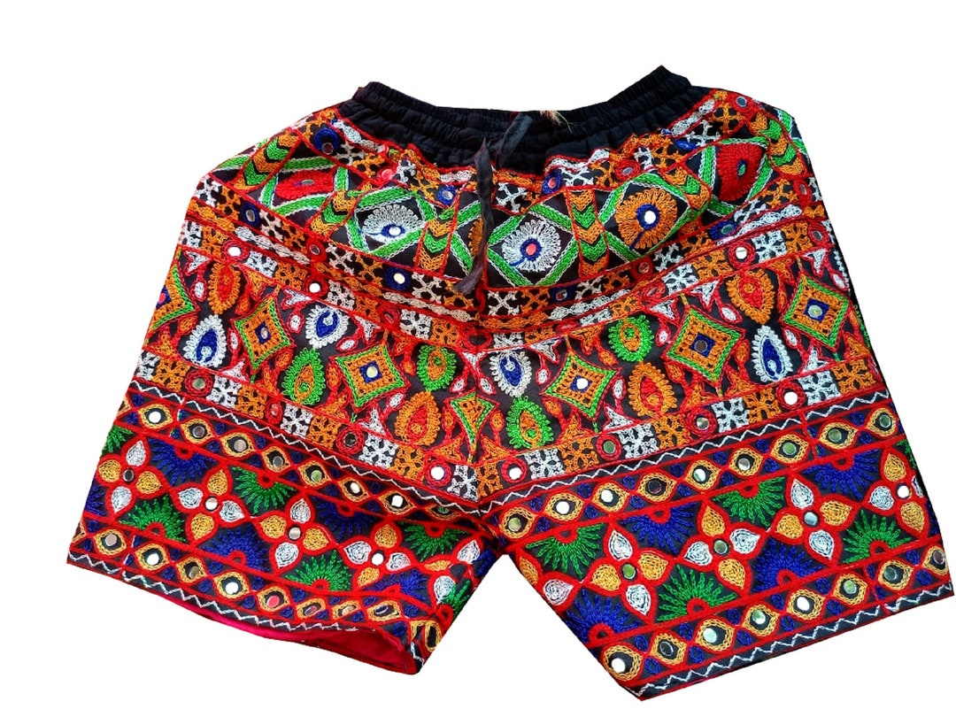 Fashion Wear Boho Skirt Women Designer Hand Embroidered Short Mirror ...