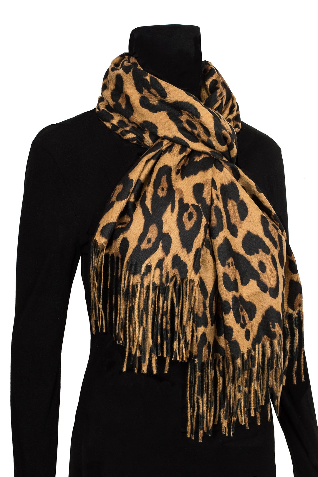 Leopard Print Scarf in 3 Colours, Create an Outfit, Super Soft ...