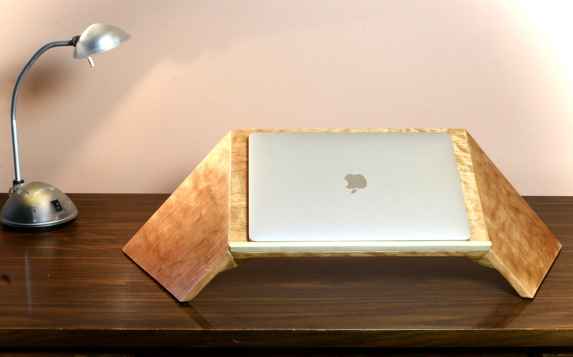 Wood Laptop Computer Stand Laptop Holder. Fits Up to a 15 | Etsy