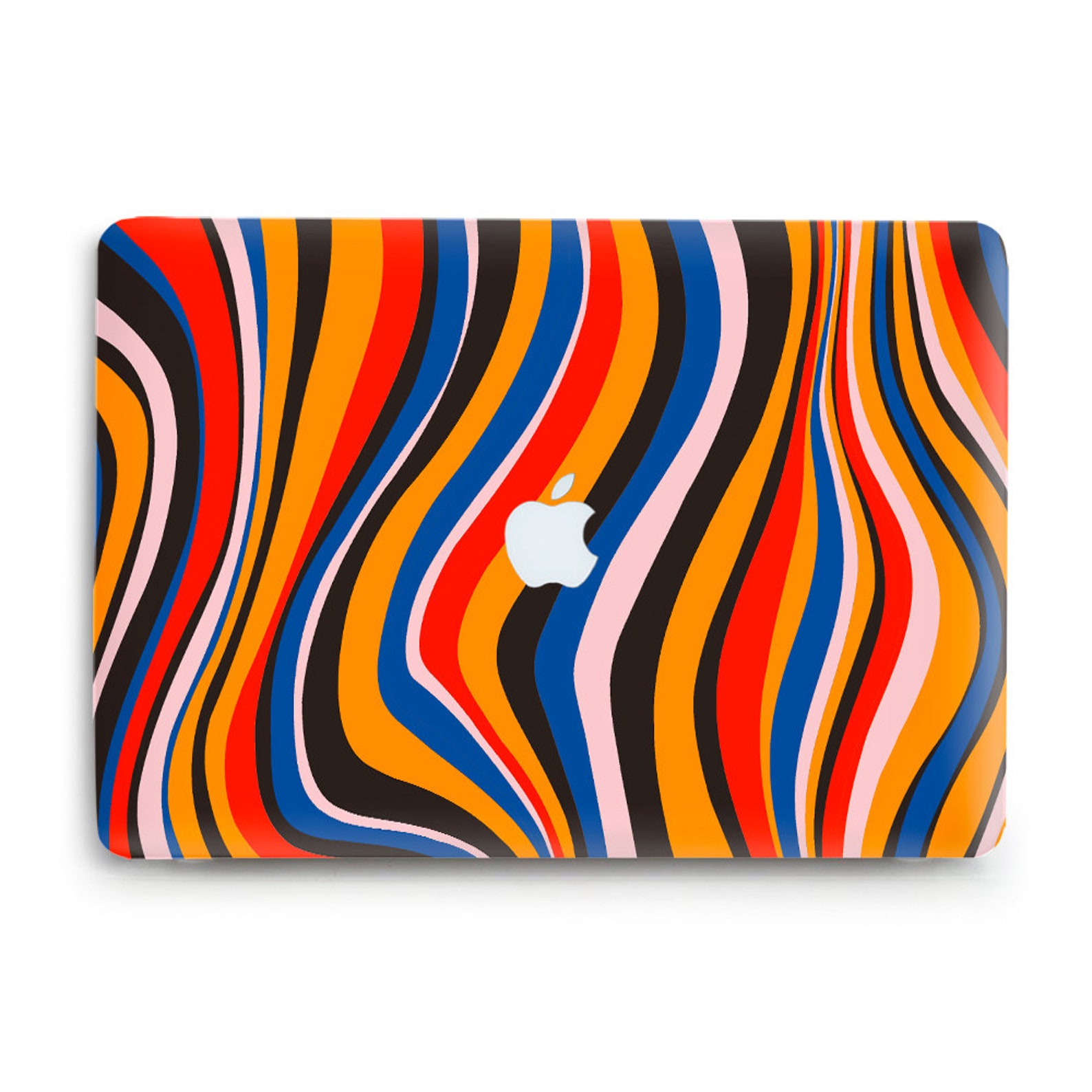 MacBook Case Aesthetic Colorful Stripes Abstract MacBook Pro 13 MacBook ...