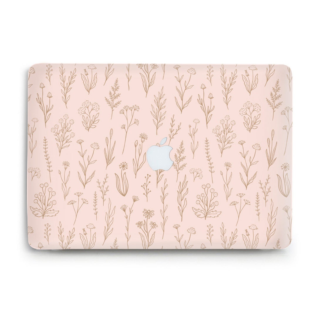 MacBook Case Aesthetic Floral Cute Flowers Case for MacBook Air 13 Pro ...
