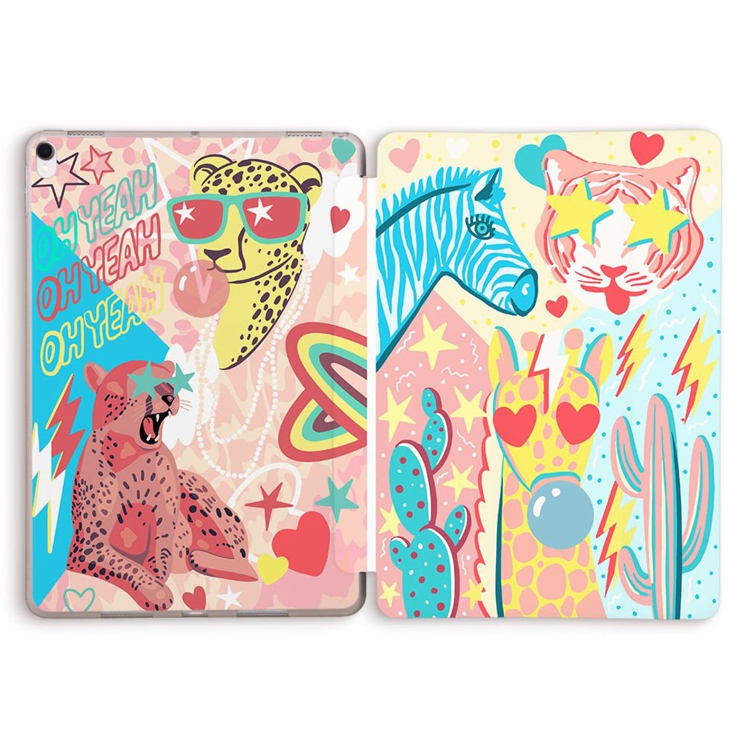 IPad Case Cute Preppy Aesthetic Kawaii Case for iPad 10th 9th Air 5 Pro ...