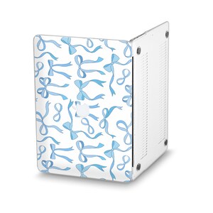 MacBook Case Blue Bows Cute Aesthetic MacBook Pro 13 MacBook Air 13 M2 ...