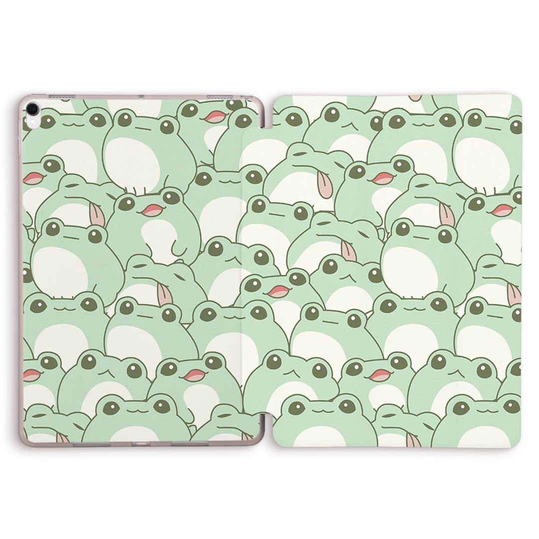 IPad Case Kawaii Frogs Cute Aesthetic Case for iPad 10th Air 5 Pro 11 ...