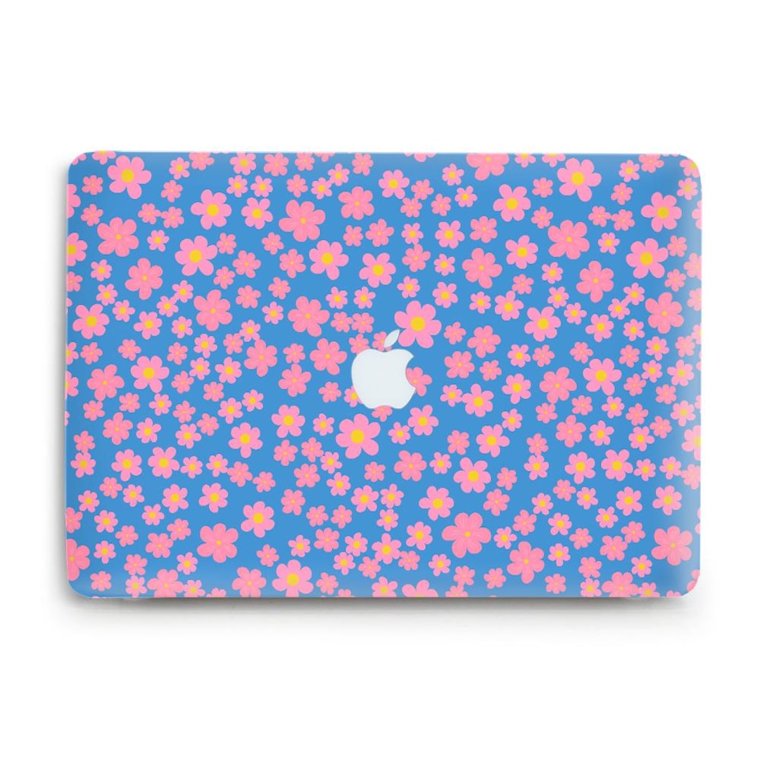 MacBook Case Cute Pink Flowers Preppy MacBook Pro 13 MacBook Air 13 15 ...