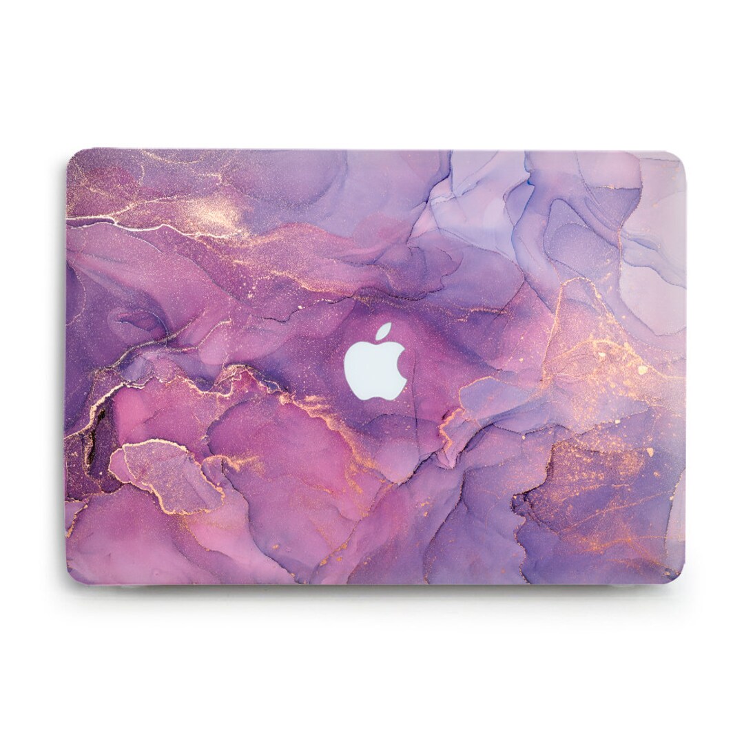 MacBook Case Purple Marble Aesthetic Abstract MacBook Pro 13 MacBook ...