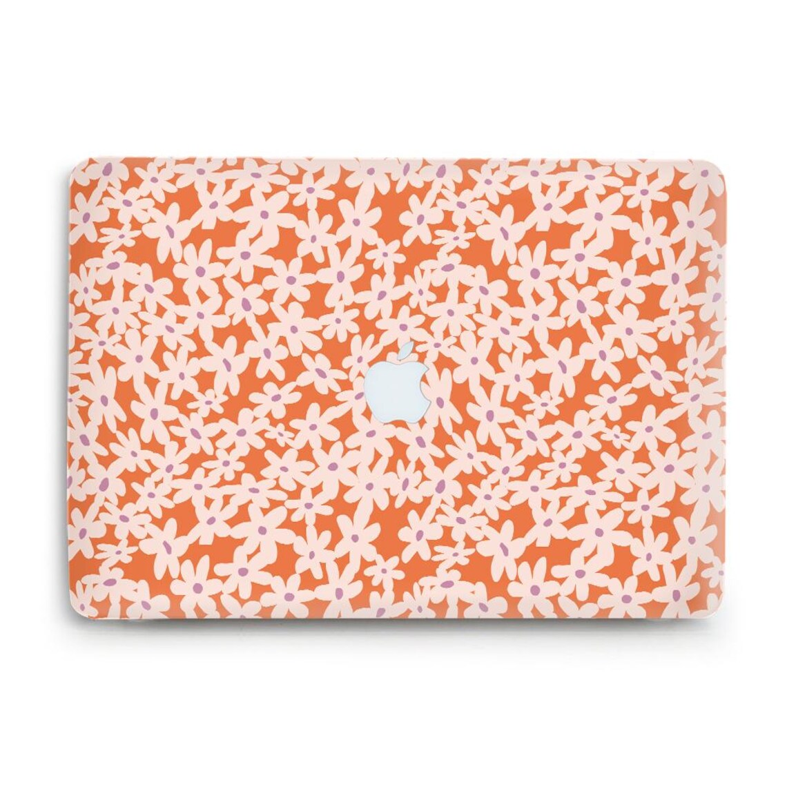 MacBook Case Cute Flowers Aesthetic Orange MacBook Pro 13 MacBook Air ...