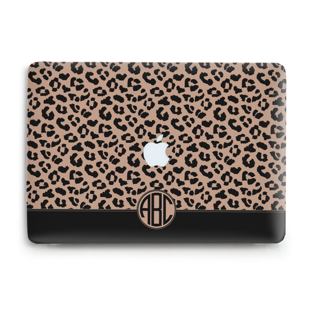 MacBook Case Custom Monogram Aesthetic Leopard MacBook Pro 13 MacBook ...