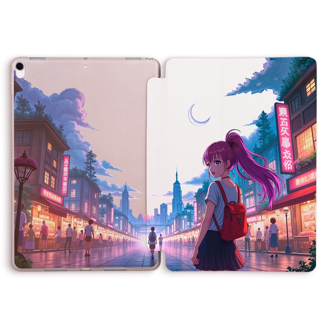IPad Case Anime Japanese Art Kawaii iPad Air 11 13 iPad 10th 9th Pro 12 ...