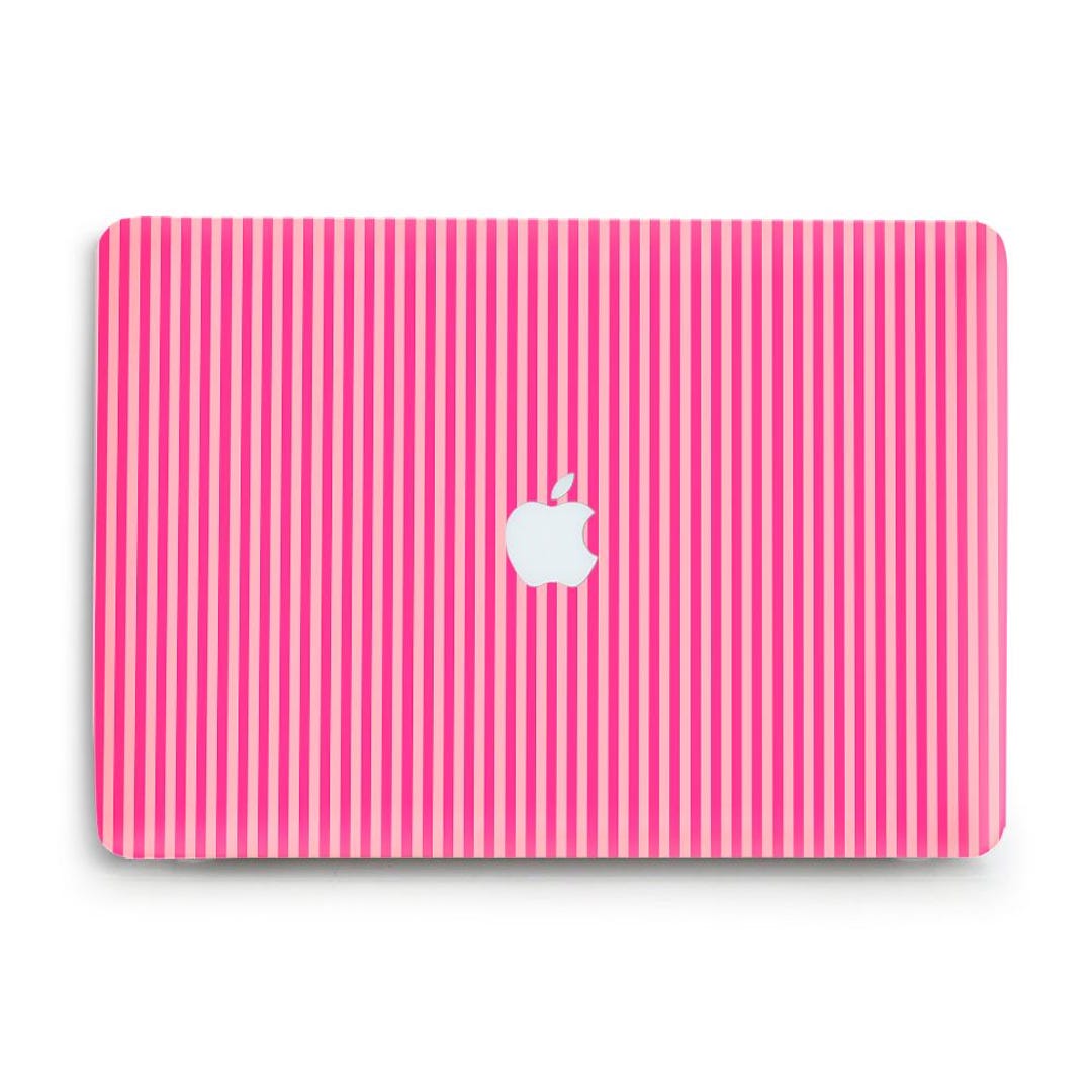 MacBook Case Aesthetic Girly Pink Stripes MacBook Pro 13 Air 13 15 Inch ...