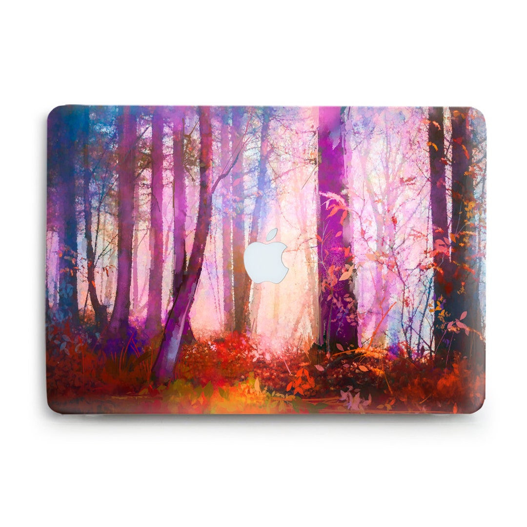 MacBook Case Nature Aesthetic Forest Trees MacBook Pro 13 MacBook Air ...