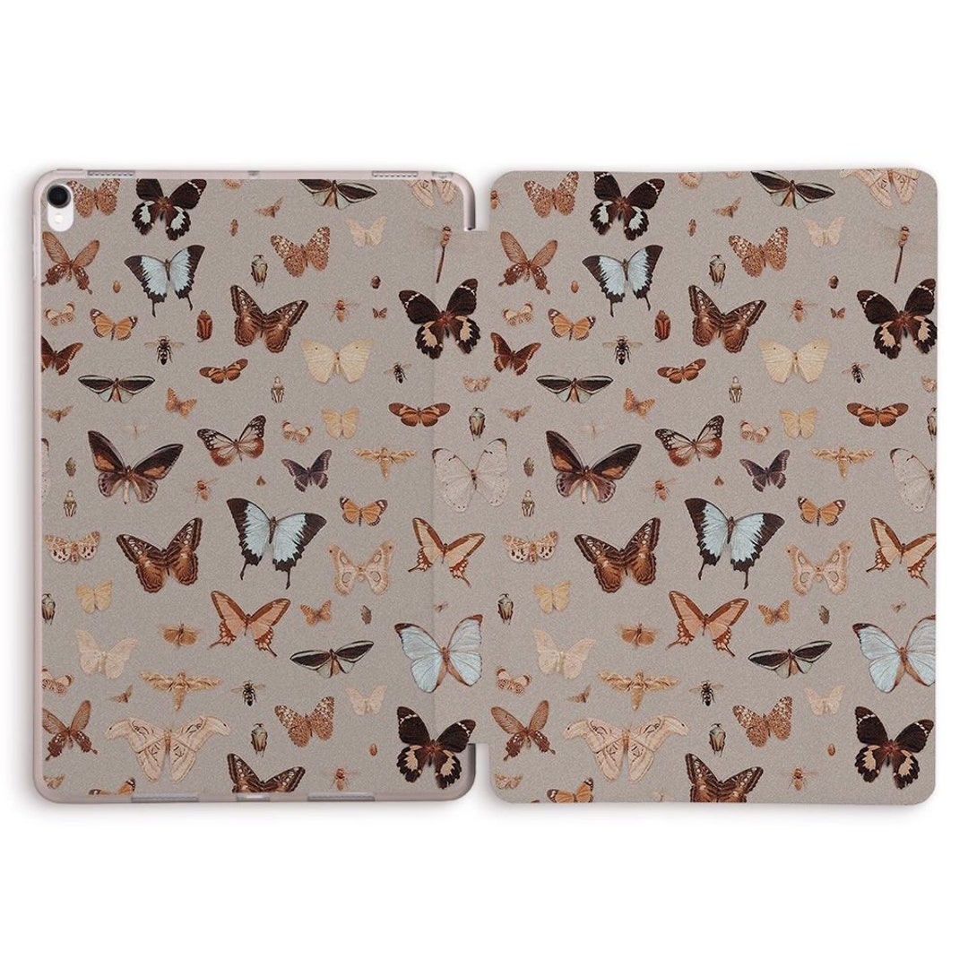 IPad Case Aesthetic Butterflies Vintage Pattern Case for iPad 10th 10.2 ...