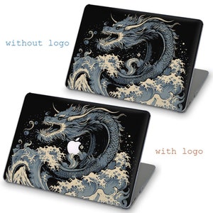 MacBook Case Japanese Dragon Aesthetic Asian Case for MacBook Air 13 ...