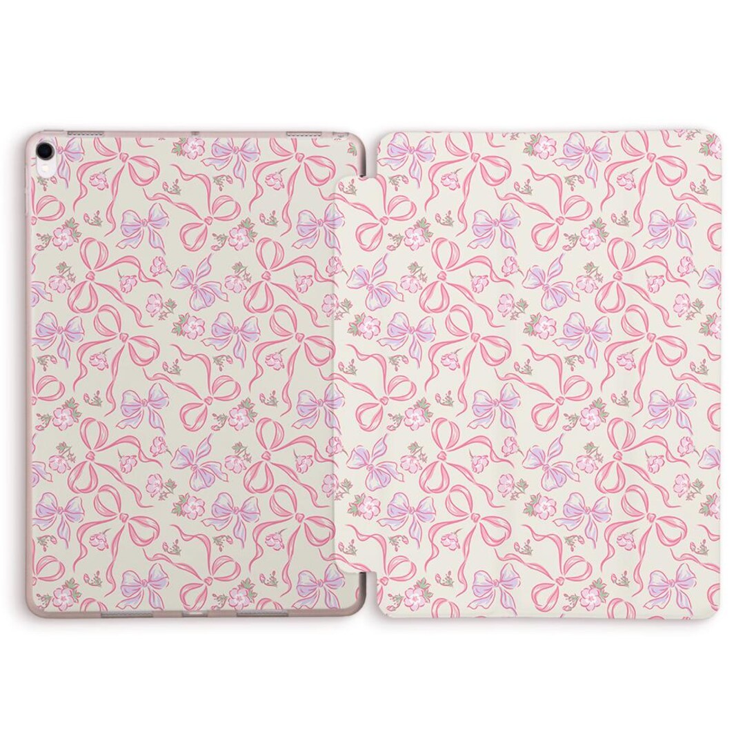 IPad Case Cute Bows Aesthetic Kawaii iPad Air 11 13 M2 iPad A16 10th ...